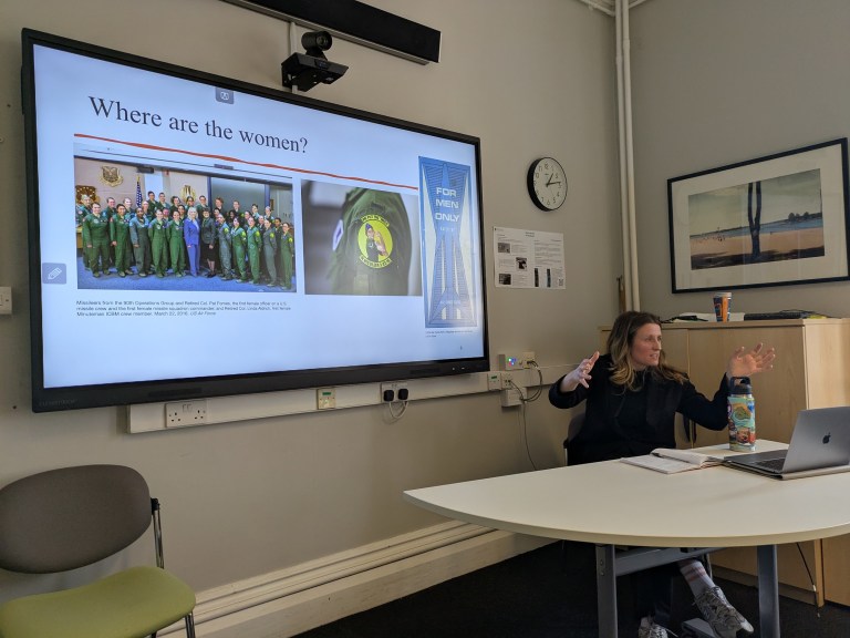 Dr Jana Wattenberg delivers the inaugural Atomic Anxiety Seminar ...